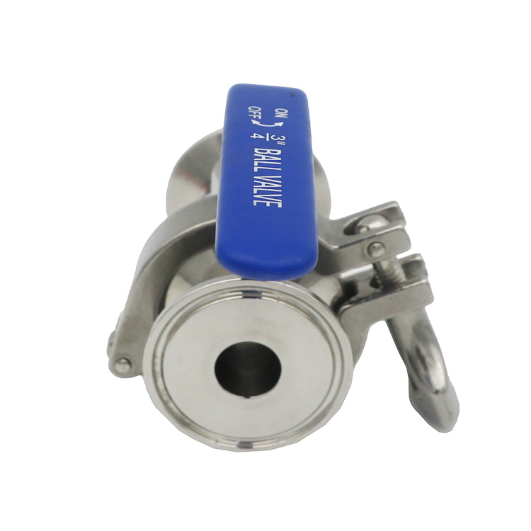 sanitary easy clean tri clamp ball valve with quick connection from China manufacturer - Wenzhou ...